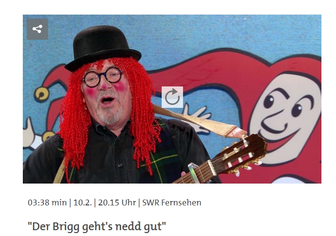 Moderator, Schauspieler, Troubadour der Neuzeit - Fastnachter Nick ...