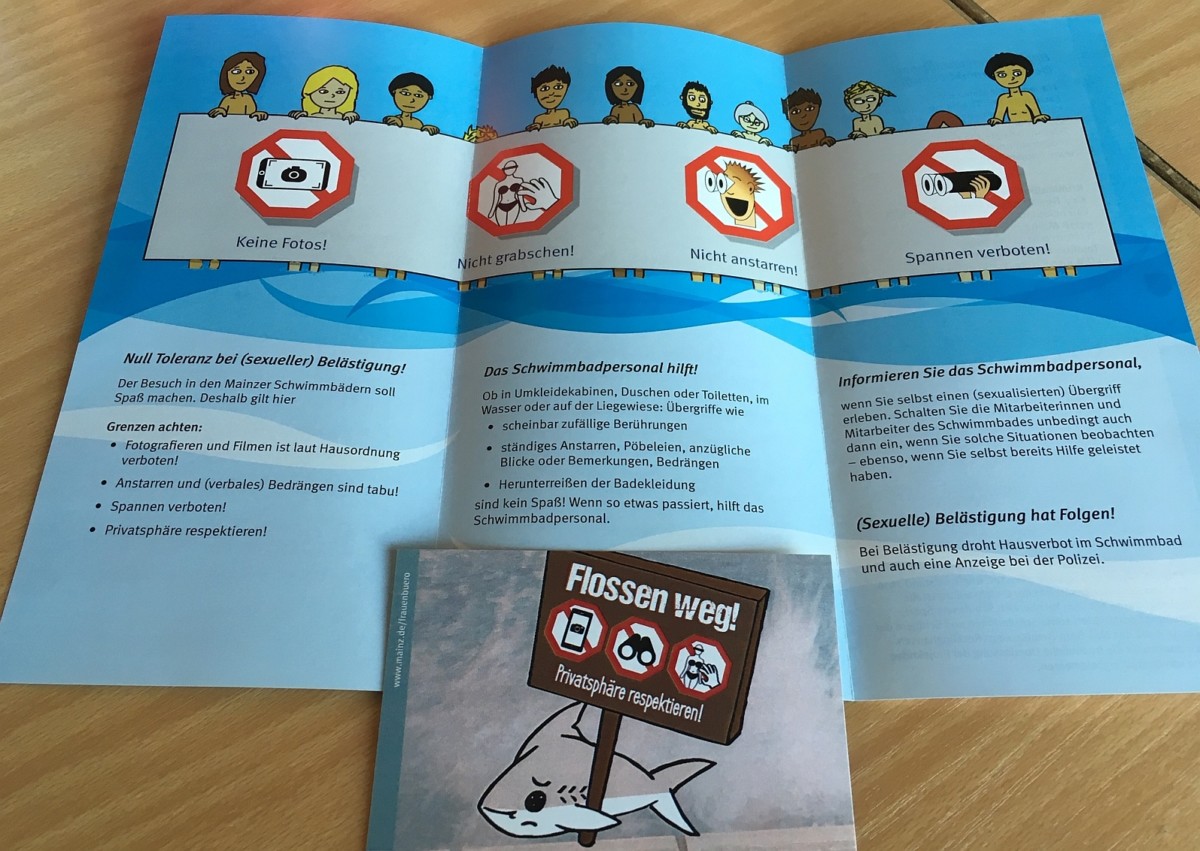 "Flossen weg!" - Aktion des Mainzer Frauenbüros gegen sexuelle ...